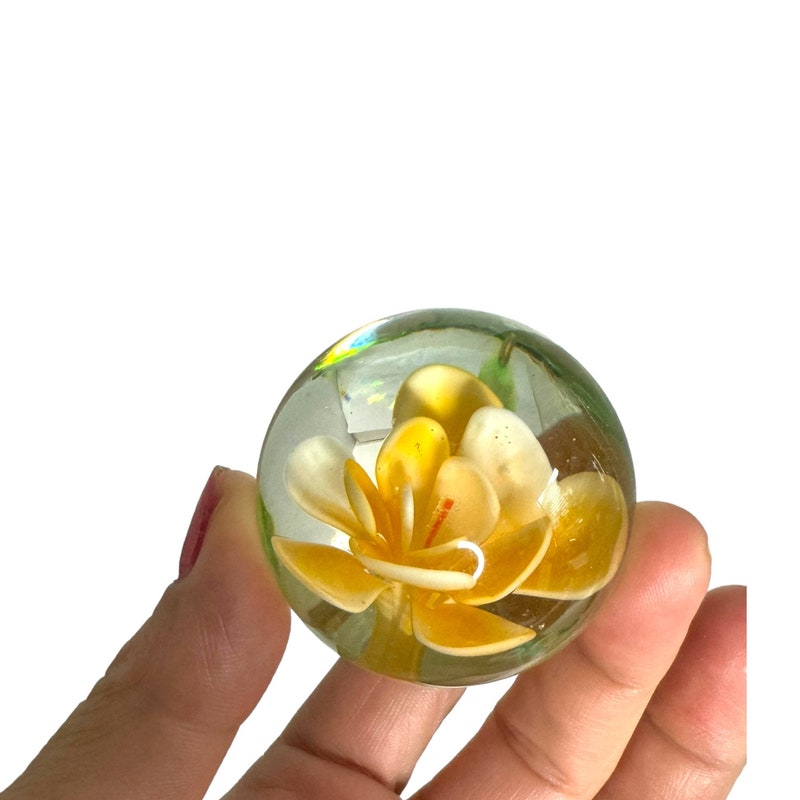 Flower Paperweight - Etsy