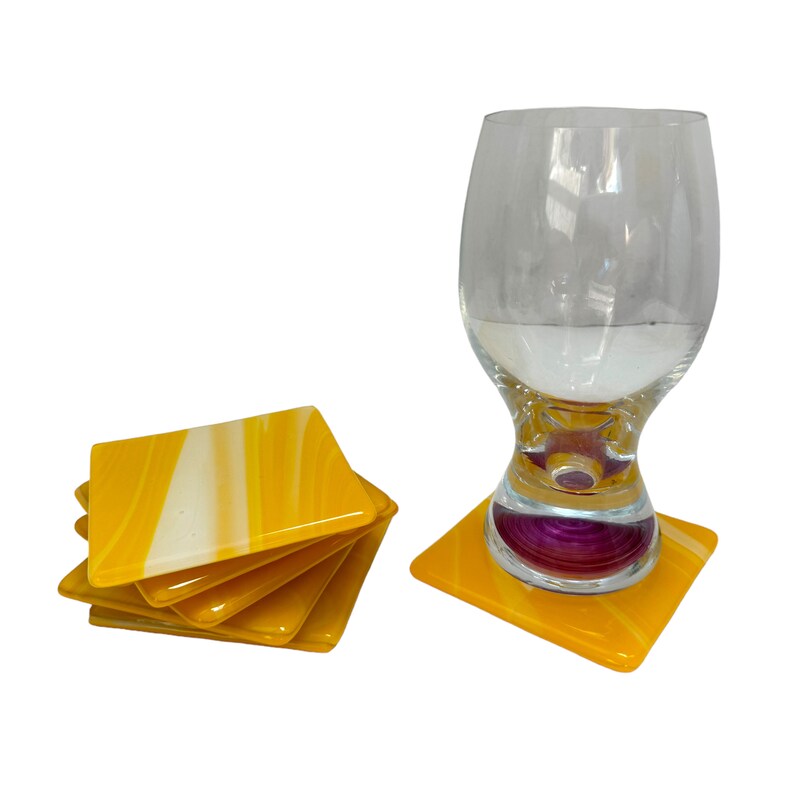 Fused Glass Coasters - Etsy