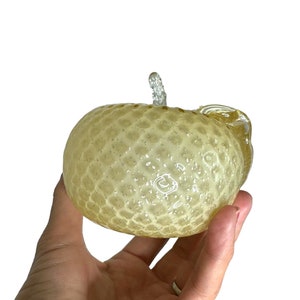 Handblown Art Glass Golden Apple/gold With Silver Flecks /murano - Etsy
