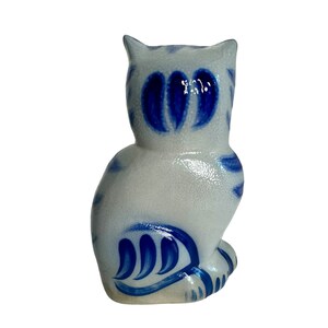 Eldreth Pottery Salt Glaze Cat Figurine /statue 1994 - Etsy