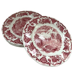 Red Transferware - Etsy