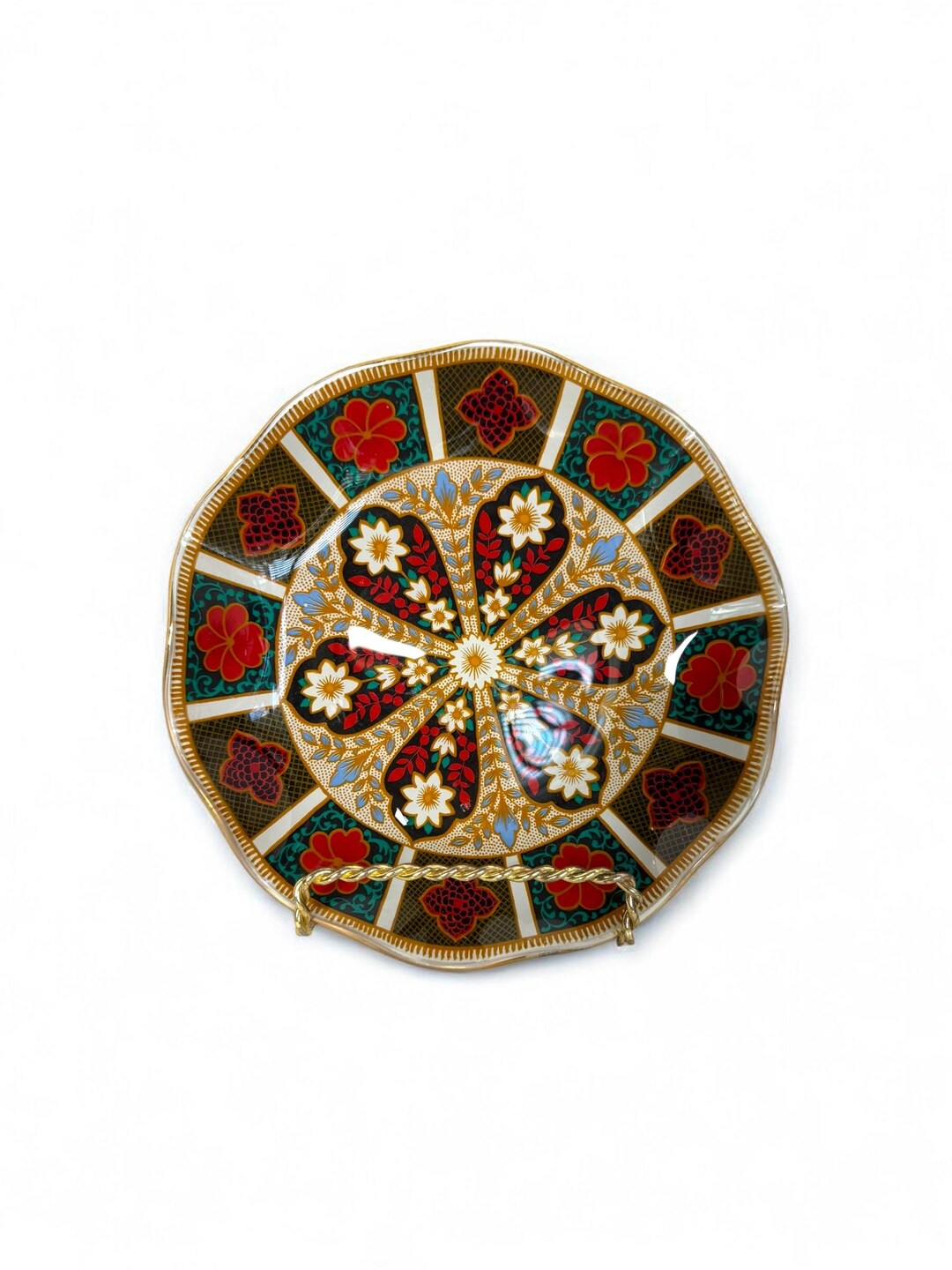 Chance Glass Boho Plate | Bohemian Dish | Flower Power | Decorative ...