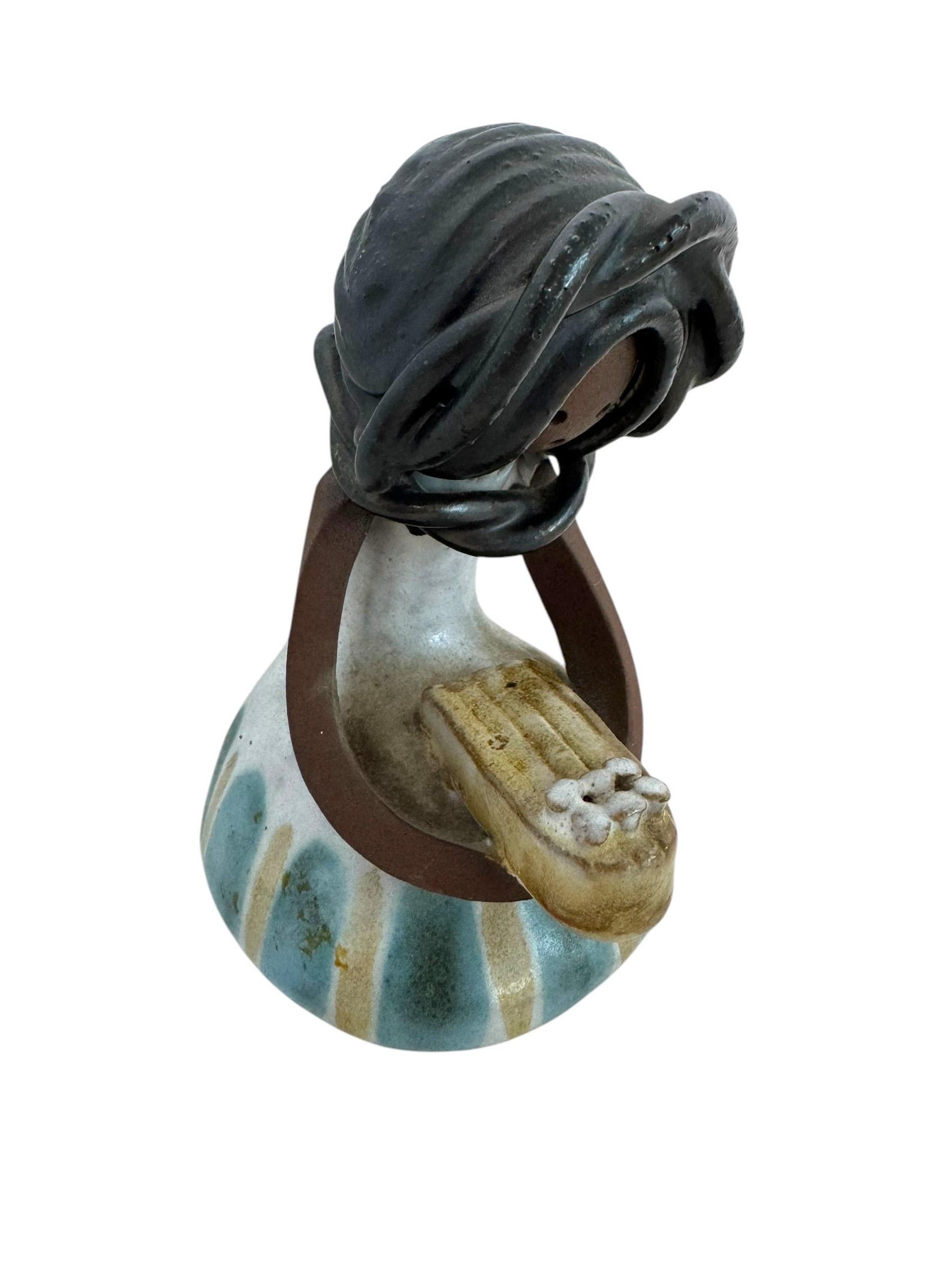 Early Elisa- Little Girl Figurine-spain Ceramic-folk Art Pottery ...