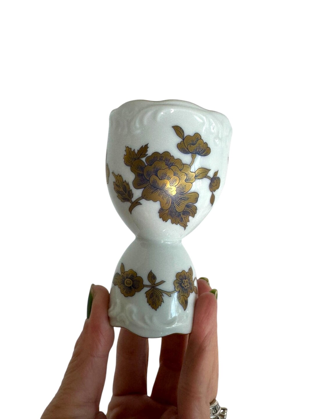 Vintage Estée Lauder Porcelain Ice Palace Pattern Egg Cup/easter Decor ...