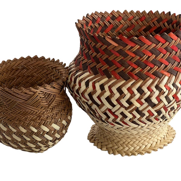 Hand Woven Baskets - Etsy