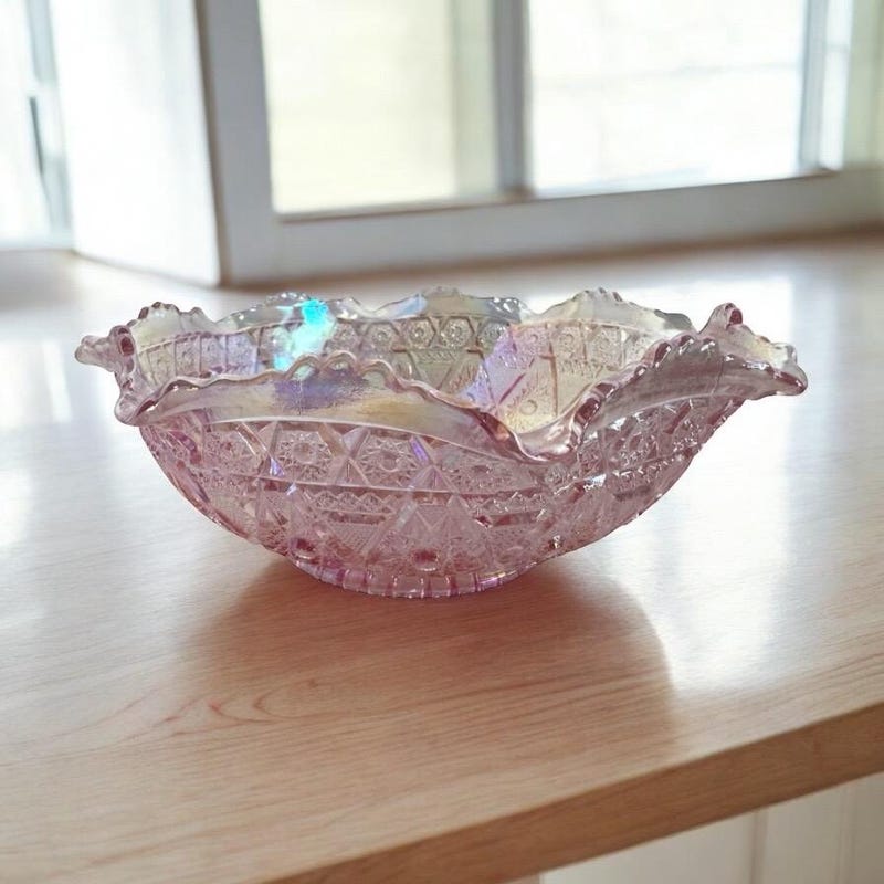 Carnival L E Smith Bowl - Etsy