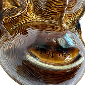 Ccil Style California Pottery Snack Bowl/autumn Leaf Chips and Dip ...