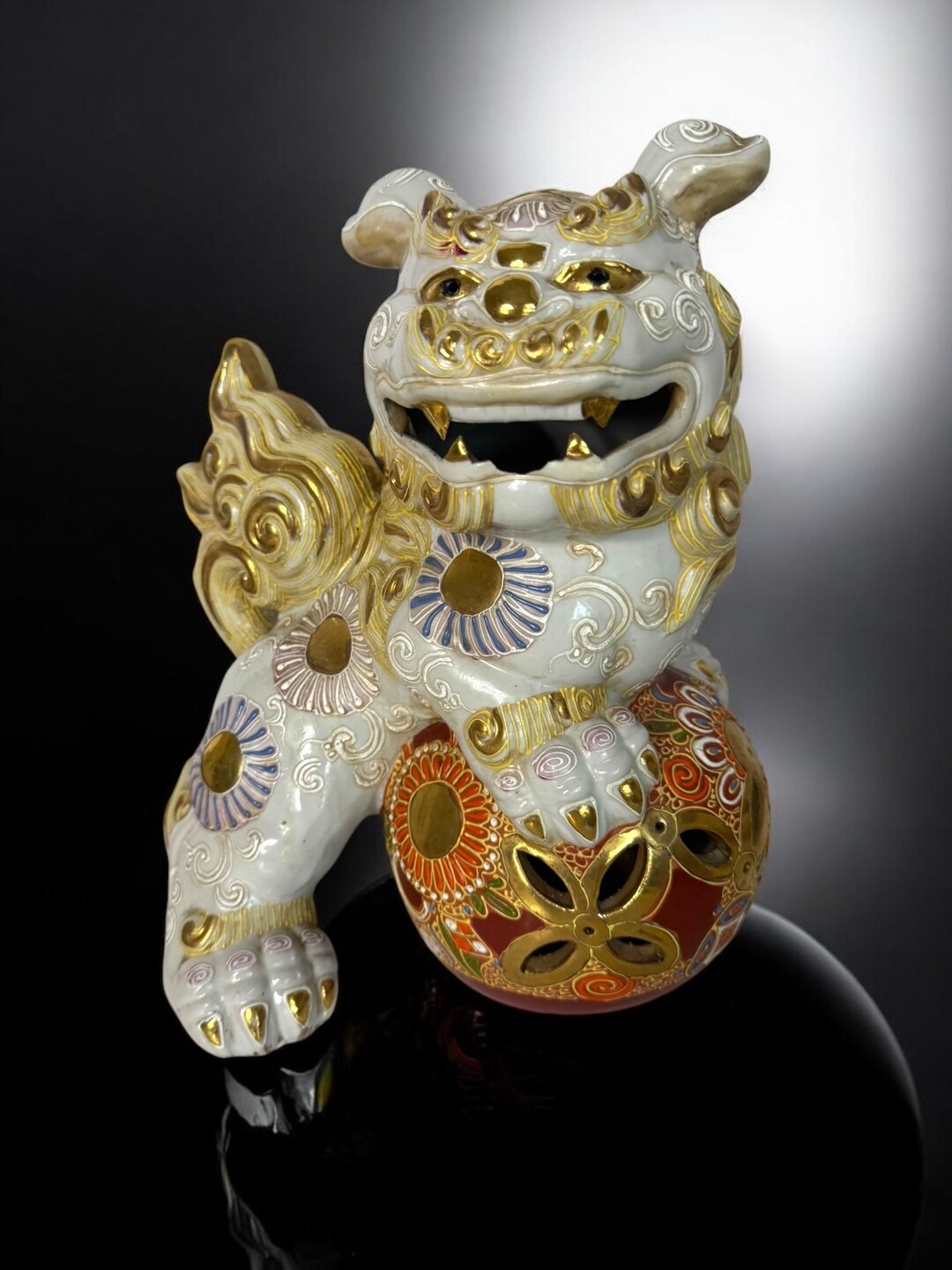 Vintage Japanese Foo Dog /lion/multicolor Fu Dog /shishi/guardian ...