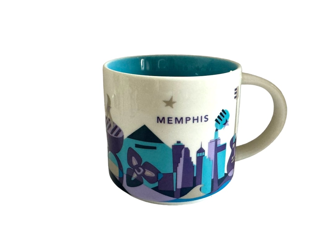 Starbucks 14 Oz Memphis Tennessee Coffee Cup Mug From the You Are Here ...