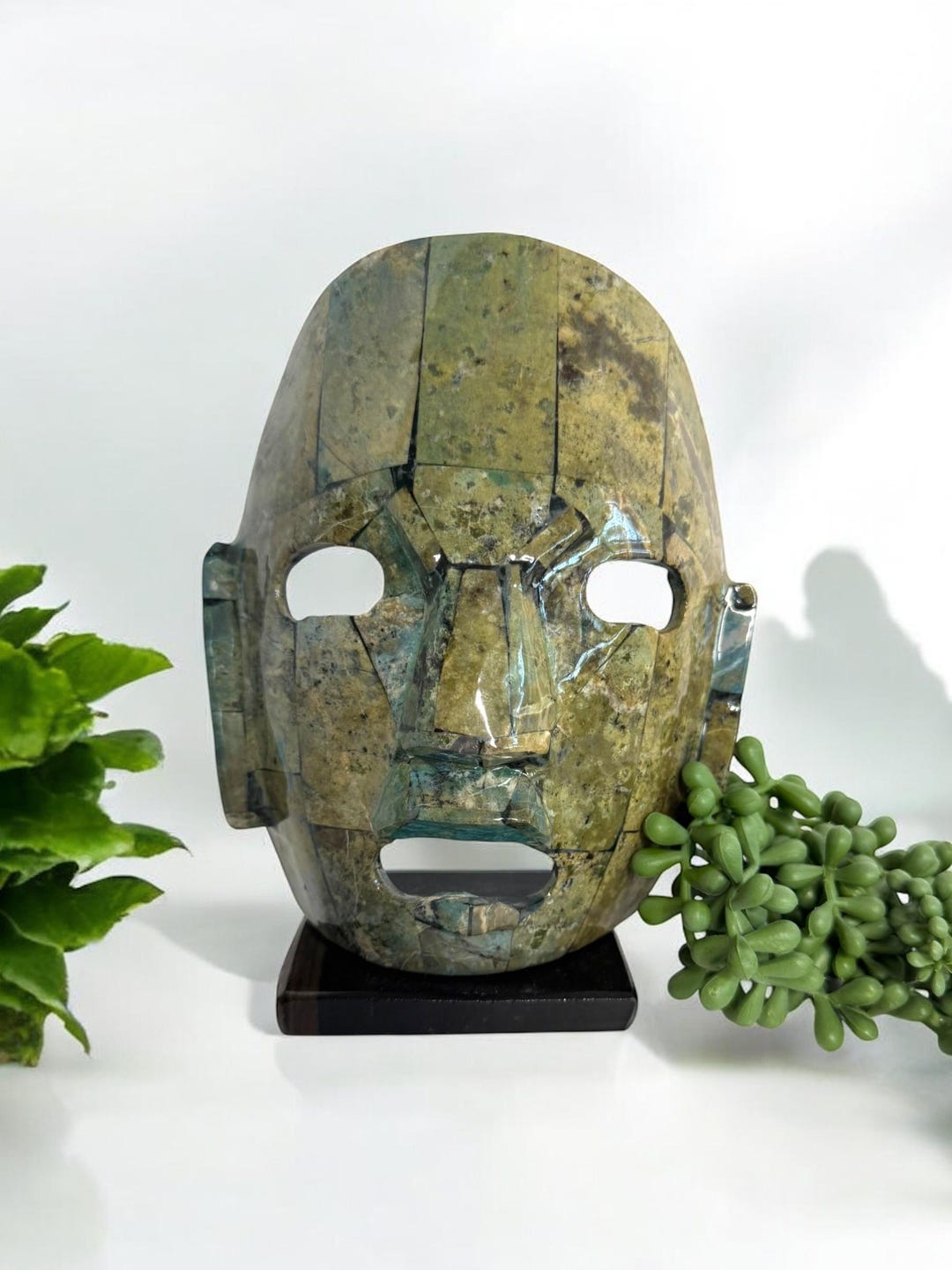 Aztec Mayan Mosaic Burial Mask/ Decorative Mask/cultural Decor - Etsy