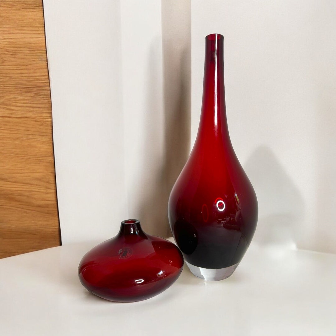 Ikea Salong Ruby Red Vases Design by Johanna Jelinek, Mcm,modernist ...