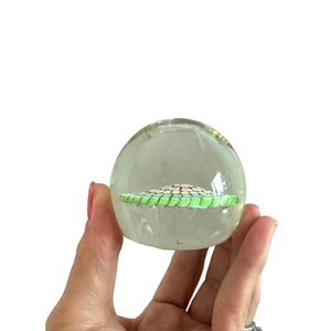 Murano Style Paperweight Vintage Millefiori Tight Clustered Dome ...