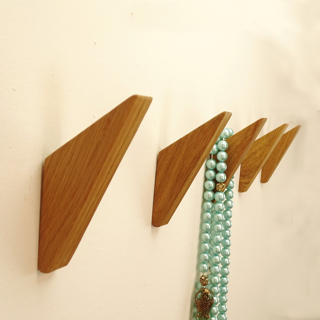 Wooden Hook, Coat Rack Wall Mount, Coat Hanger, Towel Rack, Coat Rack ...