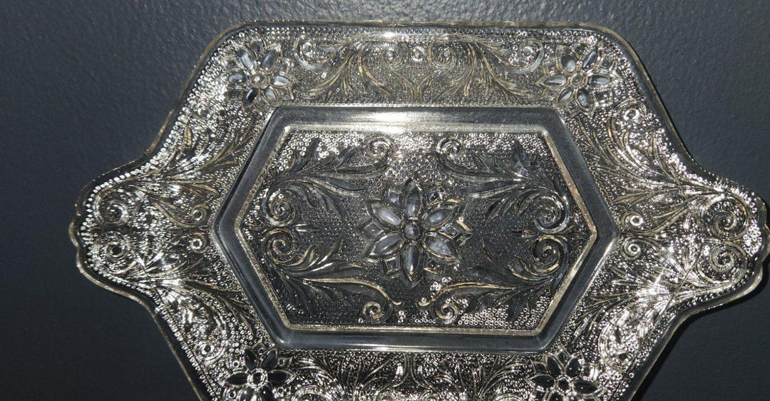 Vintage Indiana Glass Tiara Sugar Creamer Tray 1950's - Etsy