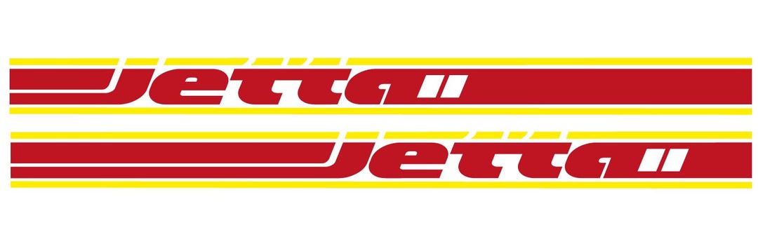 Lower Mk2 Jetta Side Decals - Etsy