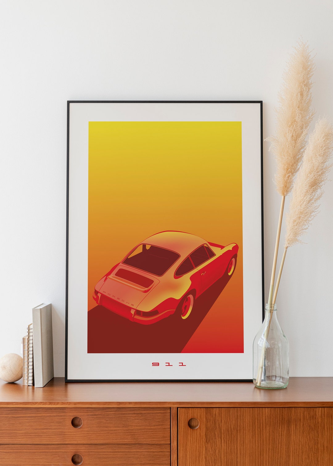 Porsche 911 Car Poster / Print - Etsy