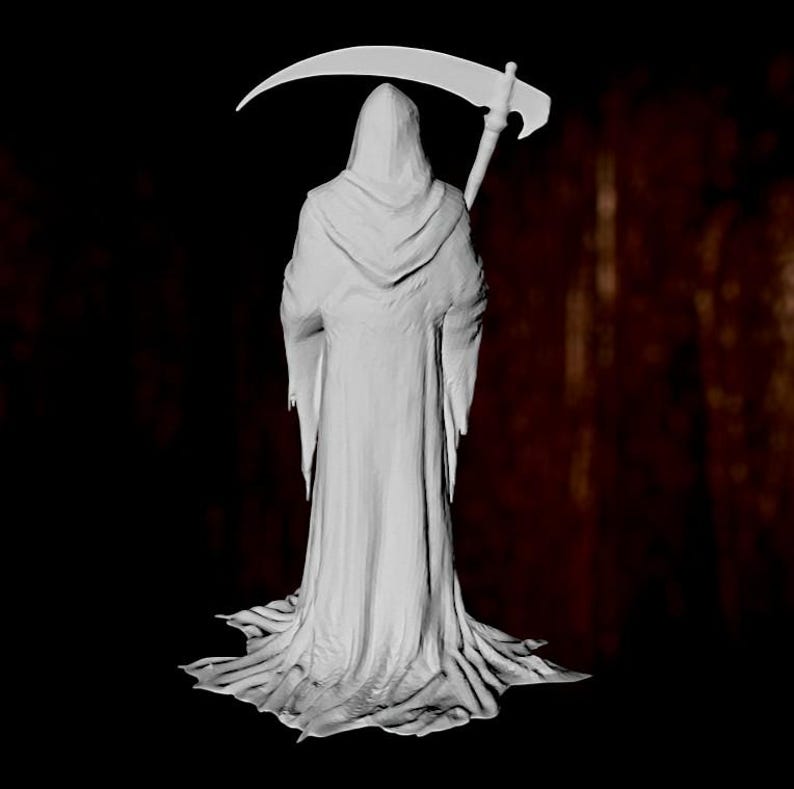 Grim Reaper 3D Model - Digital Download STL File for 3D Printing - Etsy