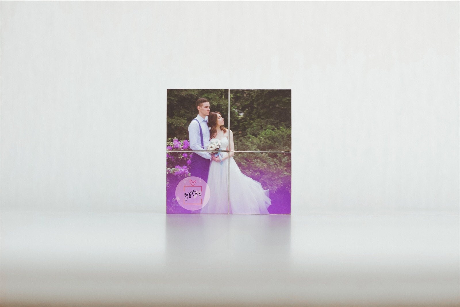 Infinity Photo Cube, Magic Photo Cube, Wooden Photo Cube, Fold Photo ...