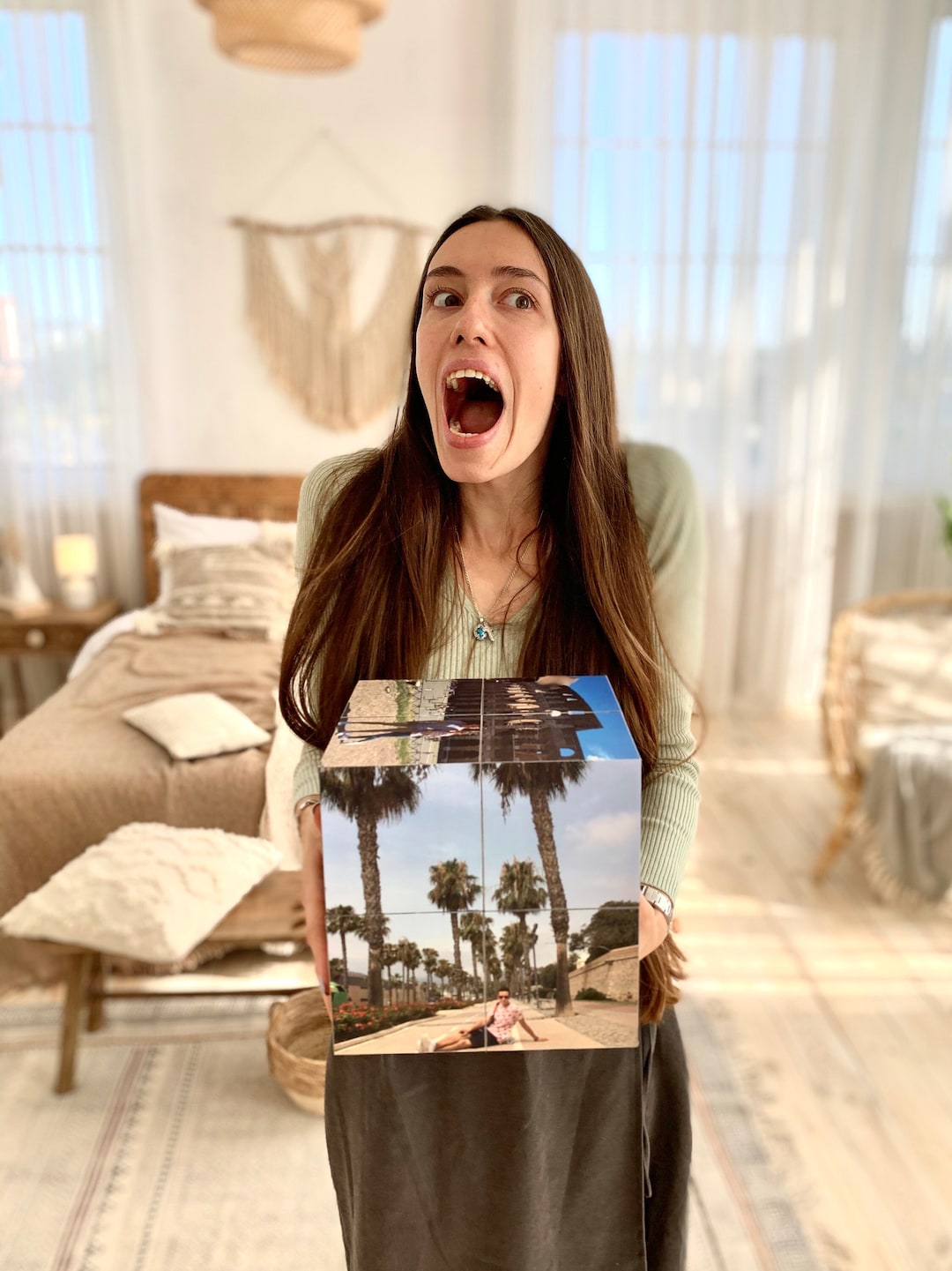 Photo Cube, Adventure Frame, Travel Photo Album, Travel Collage Prints ...