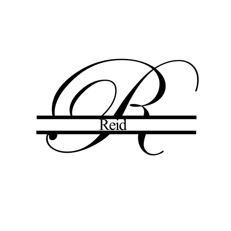 Split Monogram Bundle A-Z PNG Spilt Letter Alphabet - Etsy