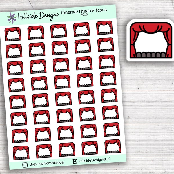 Theatre Stickers - Etsy