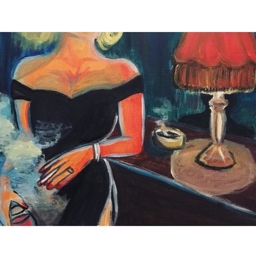Smoking in the Jazz Bar Original Print 7x5inch - Etsy