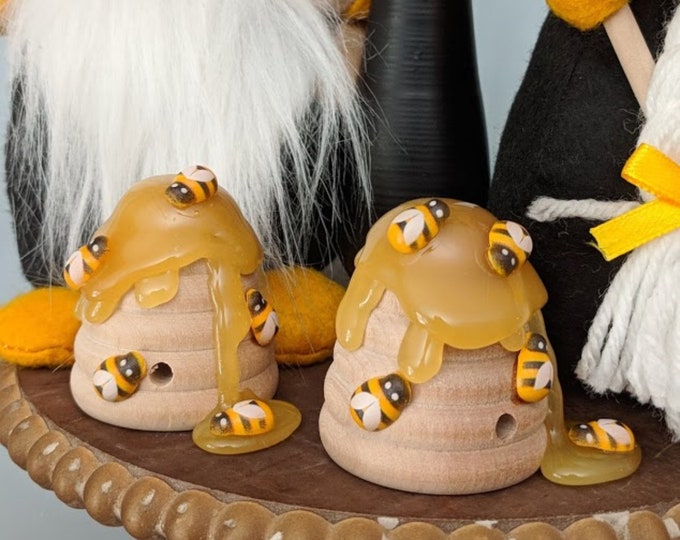 Faux Fake Mini Honey Bee Hive Tiered Tray Honey Bee Decor - Etsy