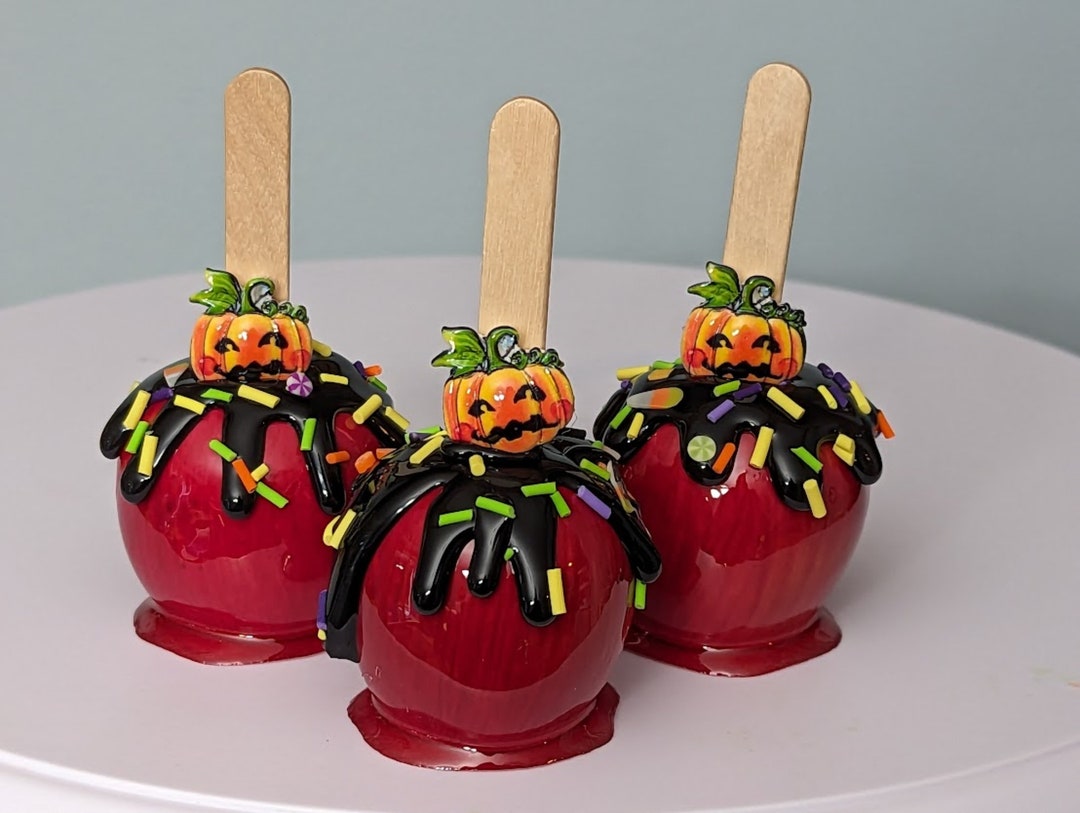 Fake Mini Halloween Candy Apple/ Halloween Tiered Tray Decor/ Fake ...