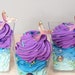 Fake Mermaid Parfait/ Birthday Party Decor/ Ocean Themed Tiered Tray - Etsy
