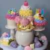 Fake Mermaid Parfait/ Birthday Party Decor/ Ocean Themed Tiered Tray - Etsy