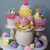 Fake Mermaid Parfait/ Birthday Party Decor/ Ocean Themed Tiered Tray - Etsy