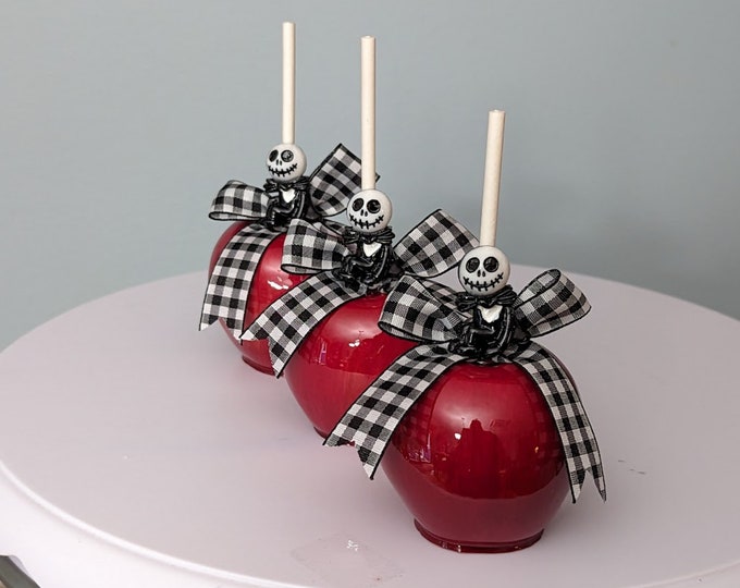 Fake Halloween Candy Apple/ Jack the Pumpkin King/ Halloween Tiered ...