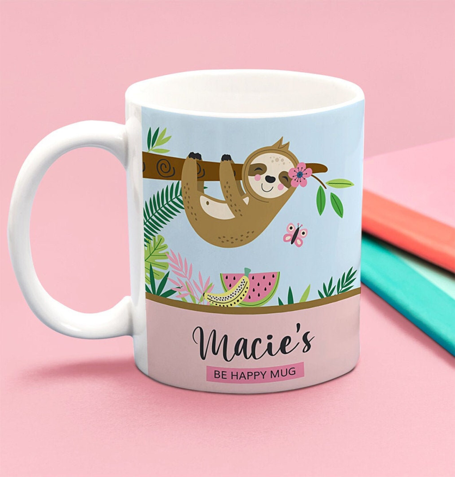 Personalised Sloth Mug Birthday Sloth Mug Sloth Lover Gift - Etsy