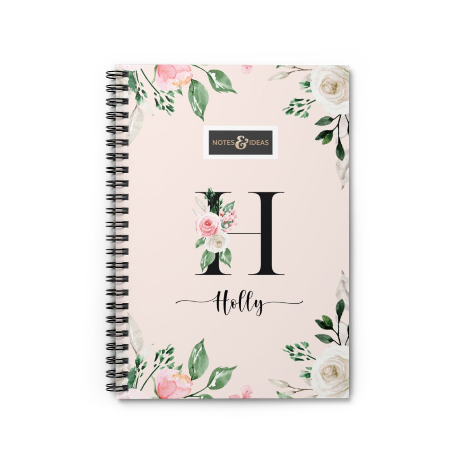 Personalised Floral Notebook Custom Notebook Gift for - Etsy