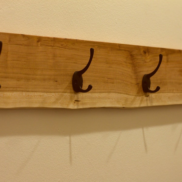 Live Edge Coat Rack - Etsy