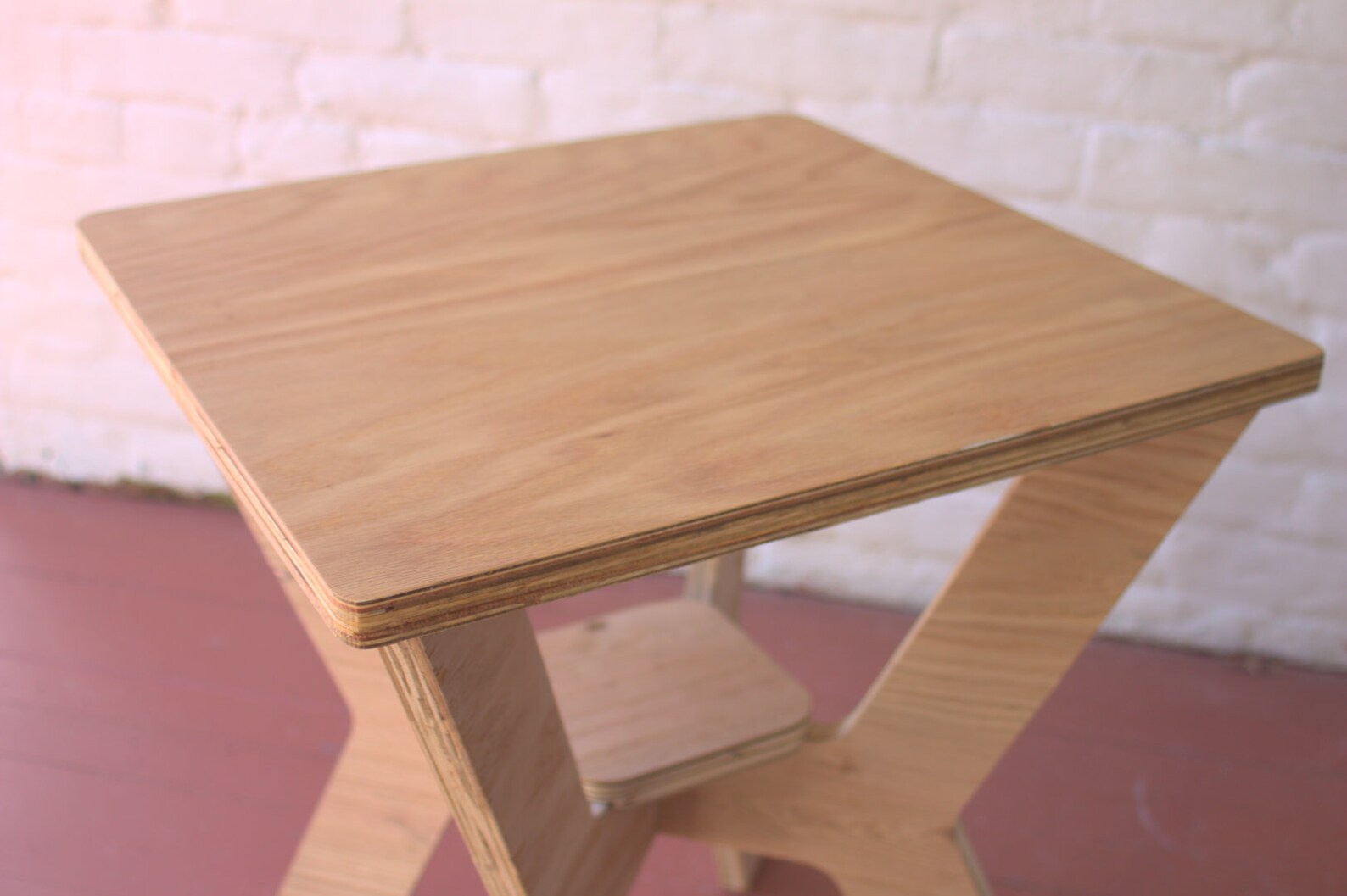 Flat Pack Table Oak Hardwood Camping Deck Outdoor Furniture Cookout ...