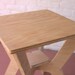 Flat Pack Table Oak Hardwood Camping Deck Outdoor Furniture Cookout ...