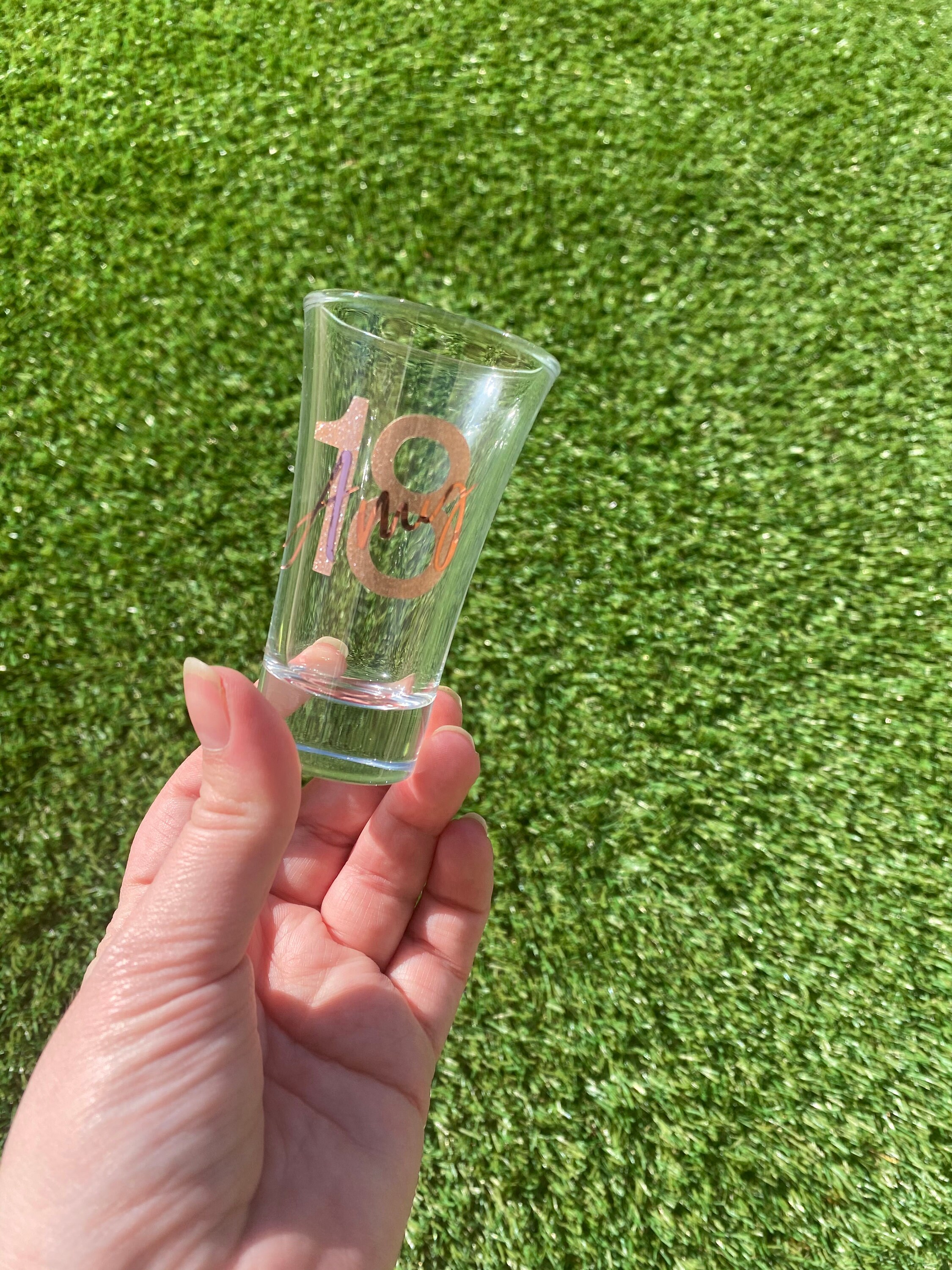 Personalised Shot Glass 18th Birthday Shot Glass Birthday Etsy