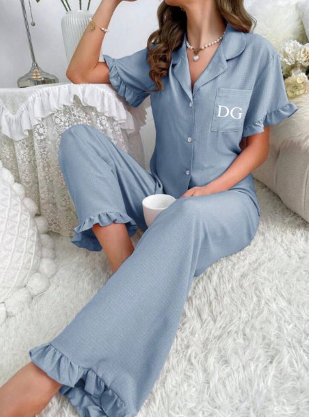 Personalised Bridesmaid Pyjamas, Wedding Pyjamas, Bridal Shower Pyjamas ...