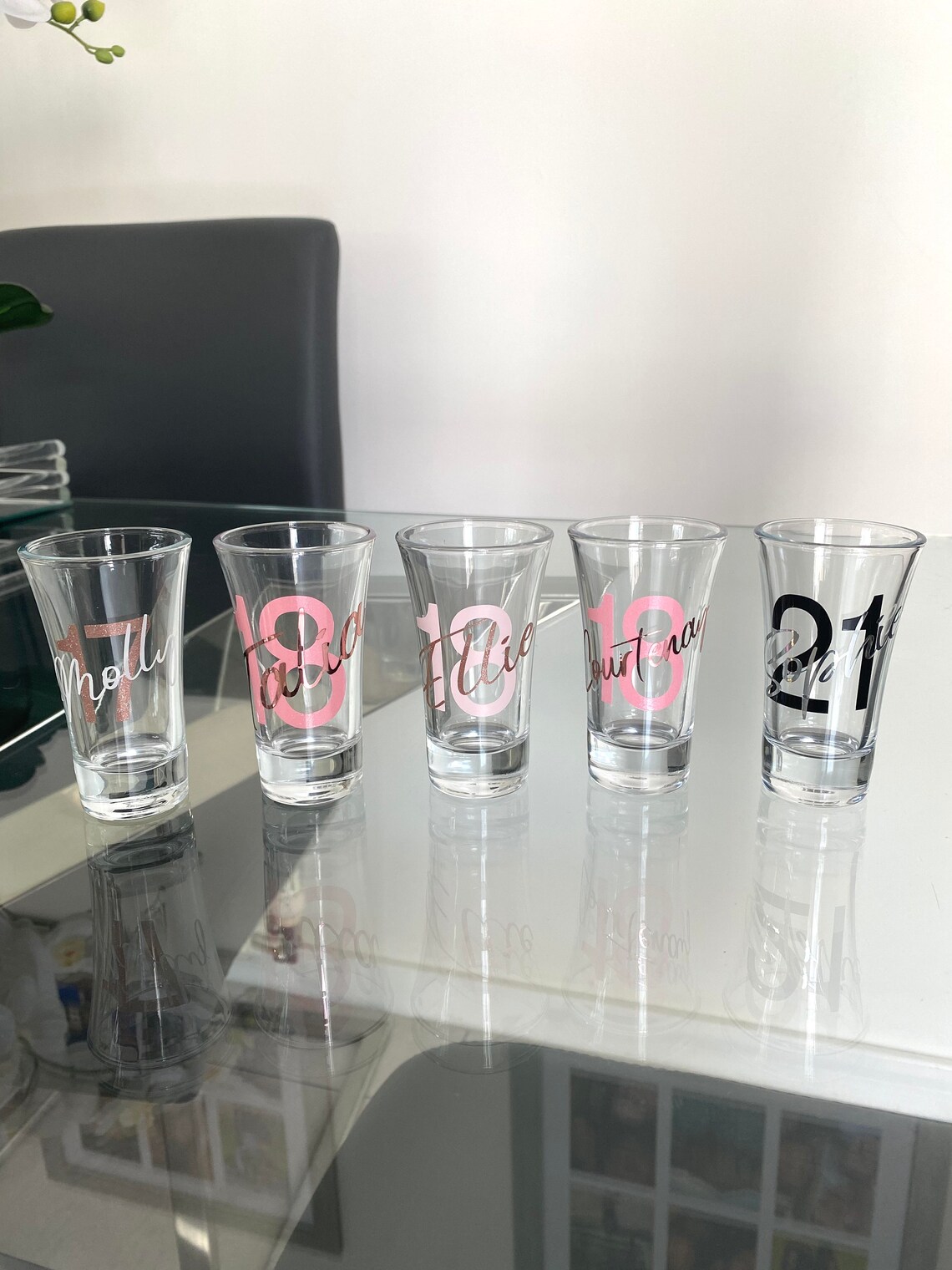 Personalised Shot Glass 18th Birthday Shot Glass Milestone Etsy