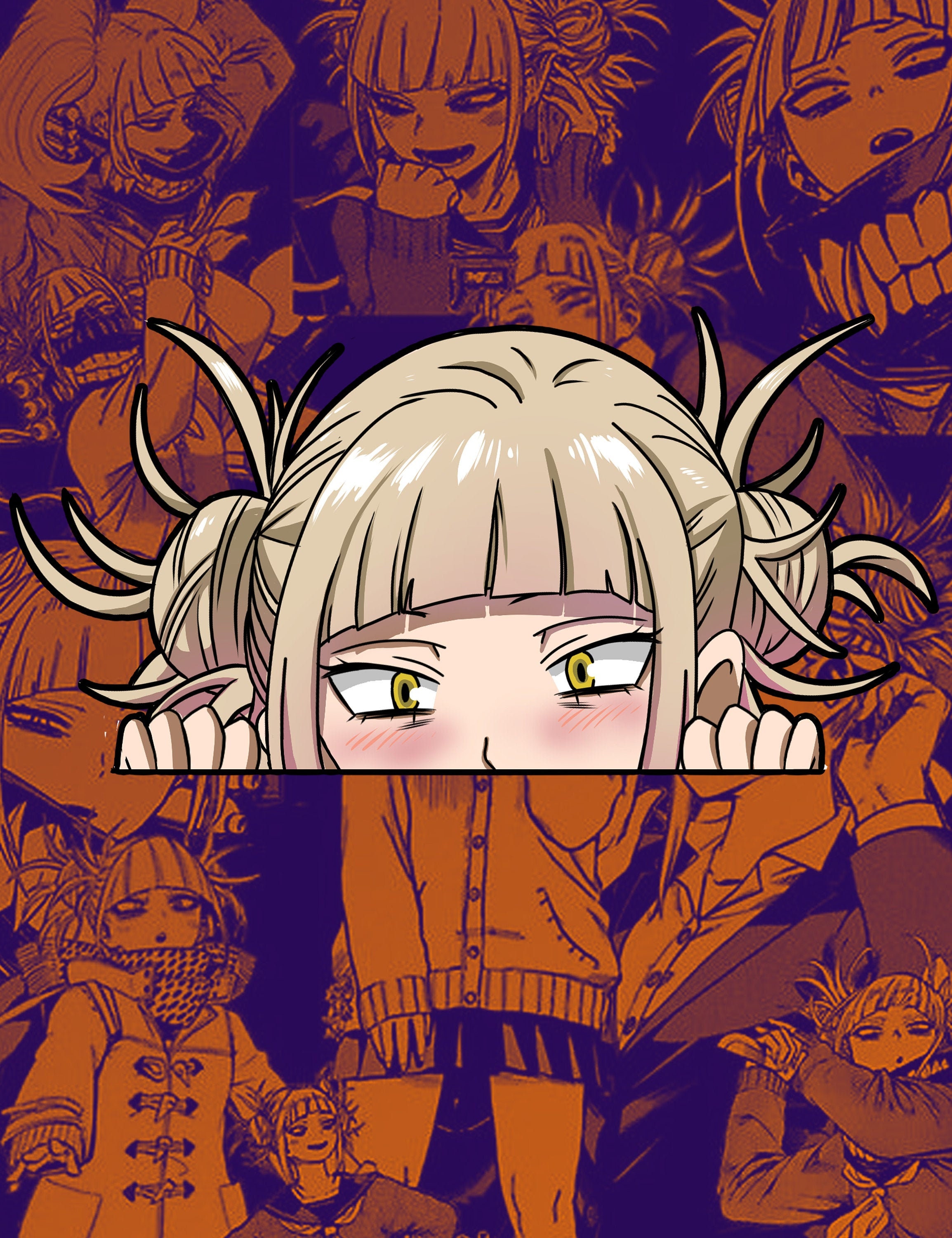 Toga Peeker Sticker Cute Toga Himiko Stickers | Etsy