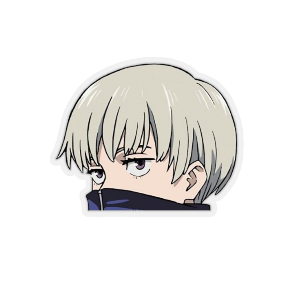 Toge Inumaki Peeker Sticker Jujutsu Kaisen Sticker | Etsy