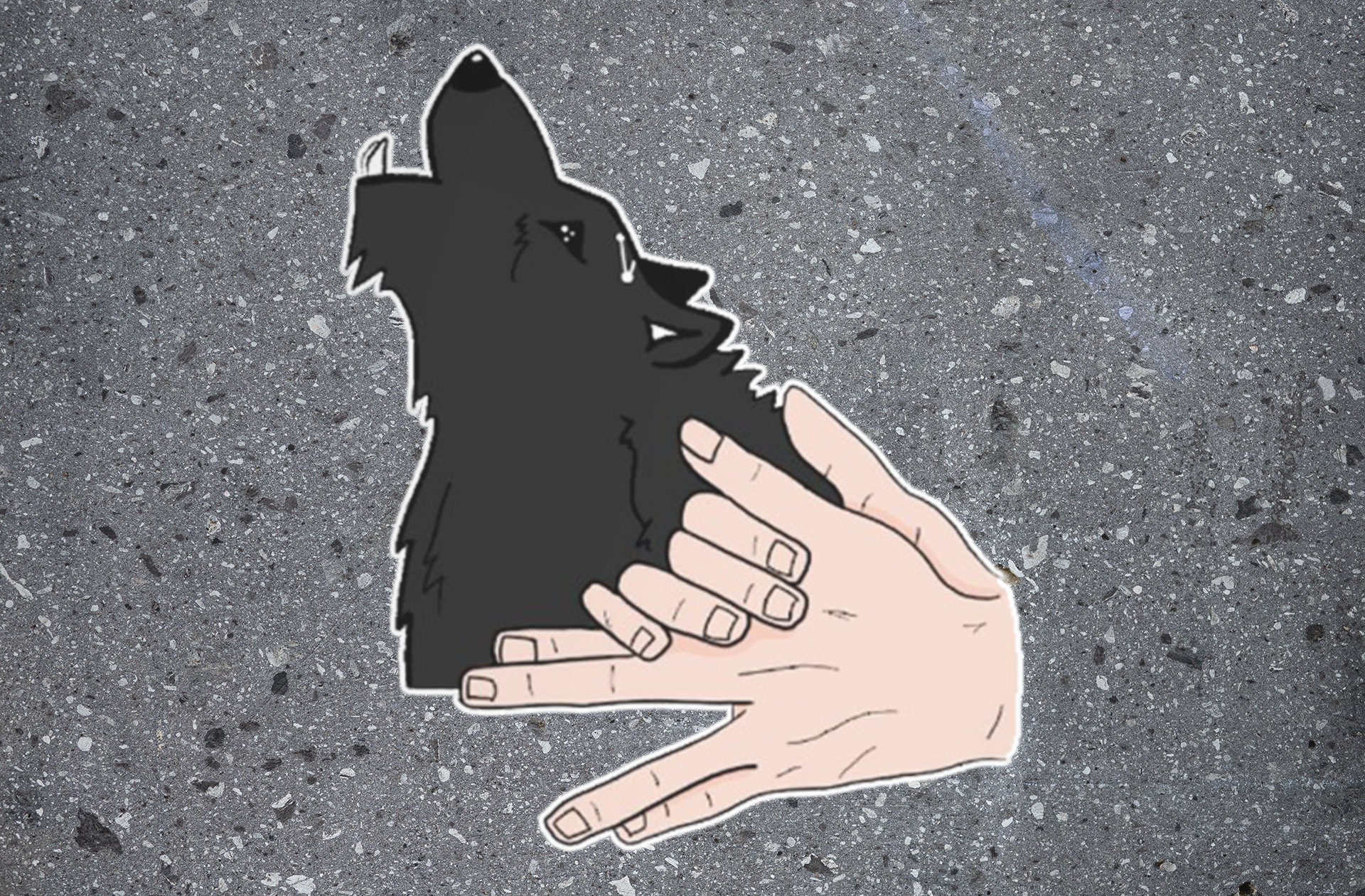 Jujutsu Kaisen Demon Dog Sticker Megumi Fushiguro Sticker | Etsy