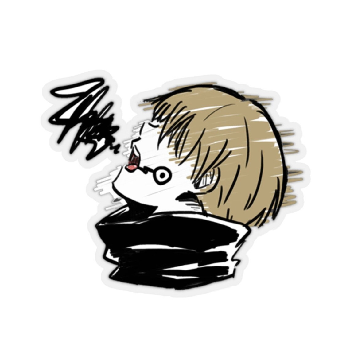 Toge Inumaki Talking Sticker Toge Manga Sticker Jujutsu | Etsy