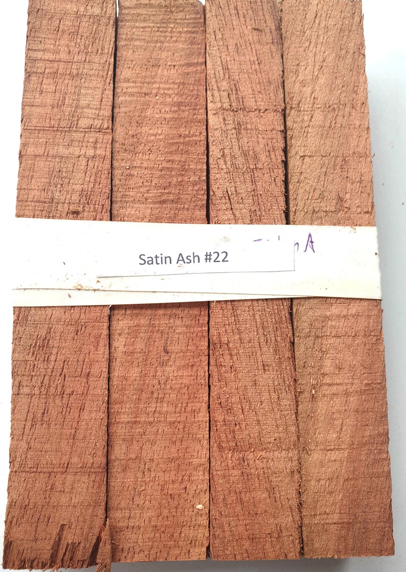 Australian Satin Ash Pen Blanks - Turning Blank or Small Knife Blank - Etsy