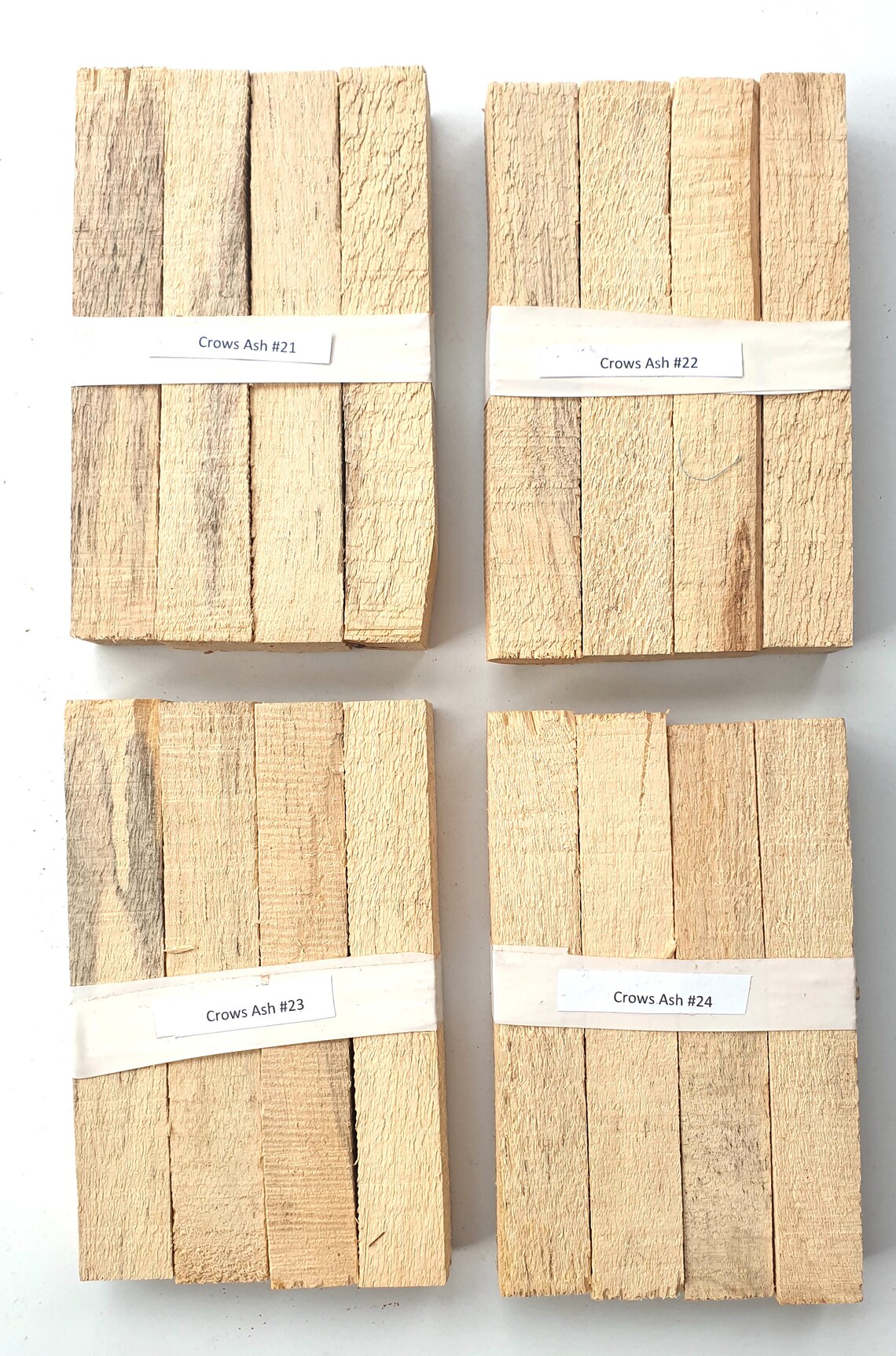 Australian Crows Ash Pen Blanks Turning Blank or Small Knife Blank ...