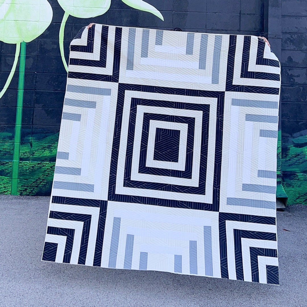 Fireside Quilt Kit for Suzy Quilts, Art Gallery Fabric PURE Solids and ...