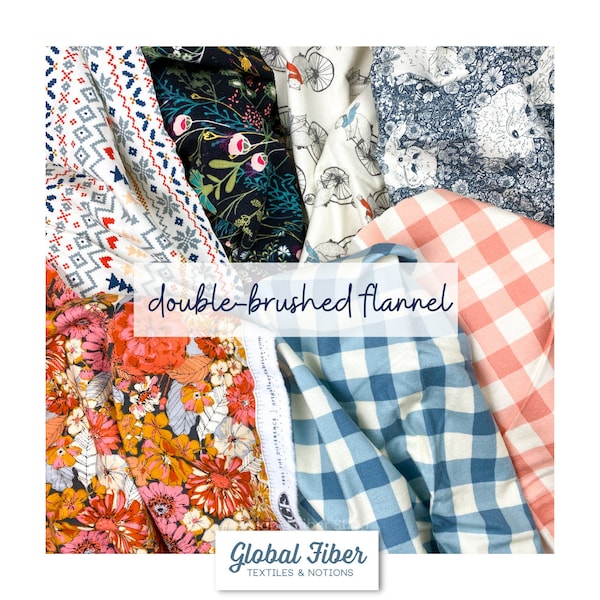 Flannel Print Fabric - Etsy