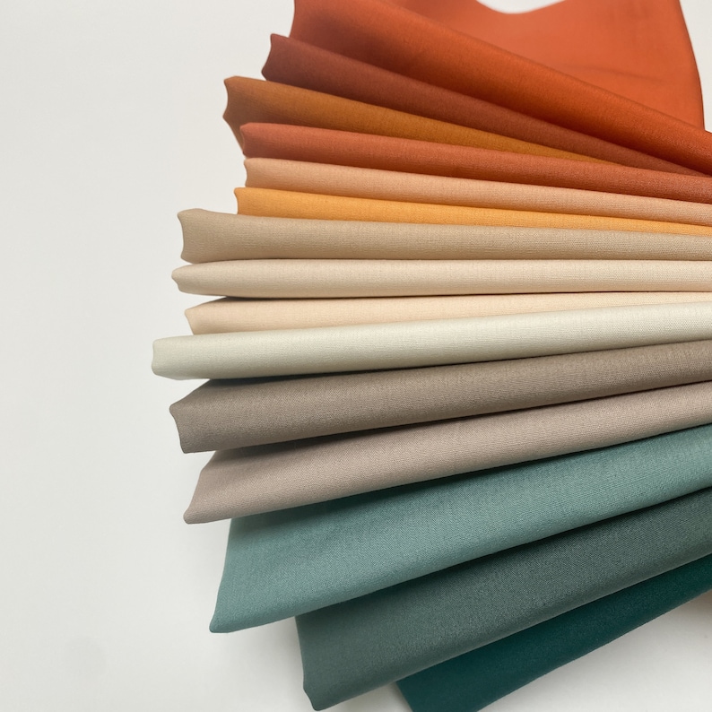 Cedar Fall Art Gallery Fabric Pure Solids Bundle: Fall Colors - Etsy