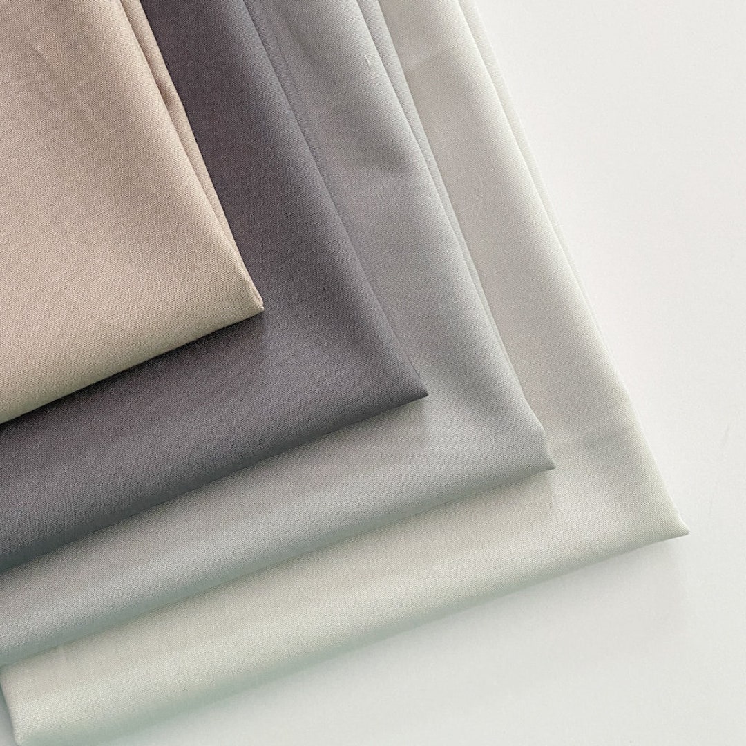 Art Gallery Fabrics PURE Solids: Neutral Cotton Fabric - Vaporous ...
